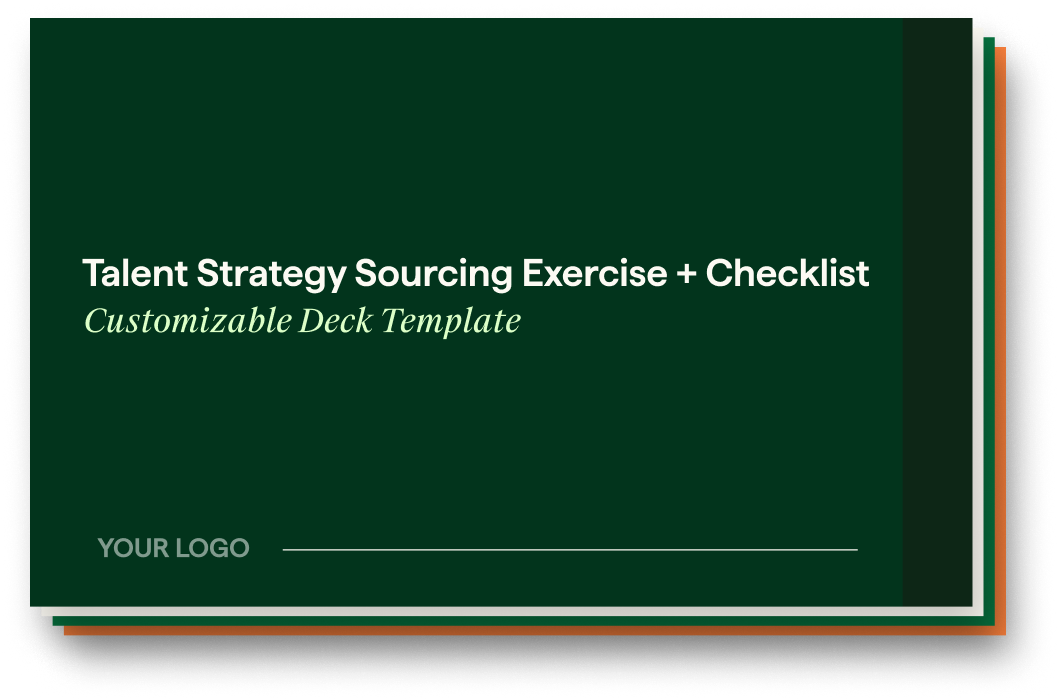 Talent Strategy Sourcing Exercise + Checklist